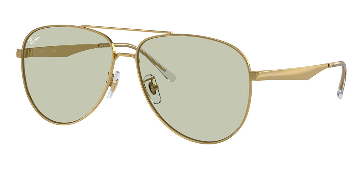 Ray-Ban RB3712D Asian Fit 001/2 Sunglasses in Gold | SmartBuyGlasses USA