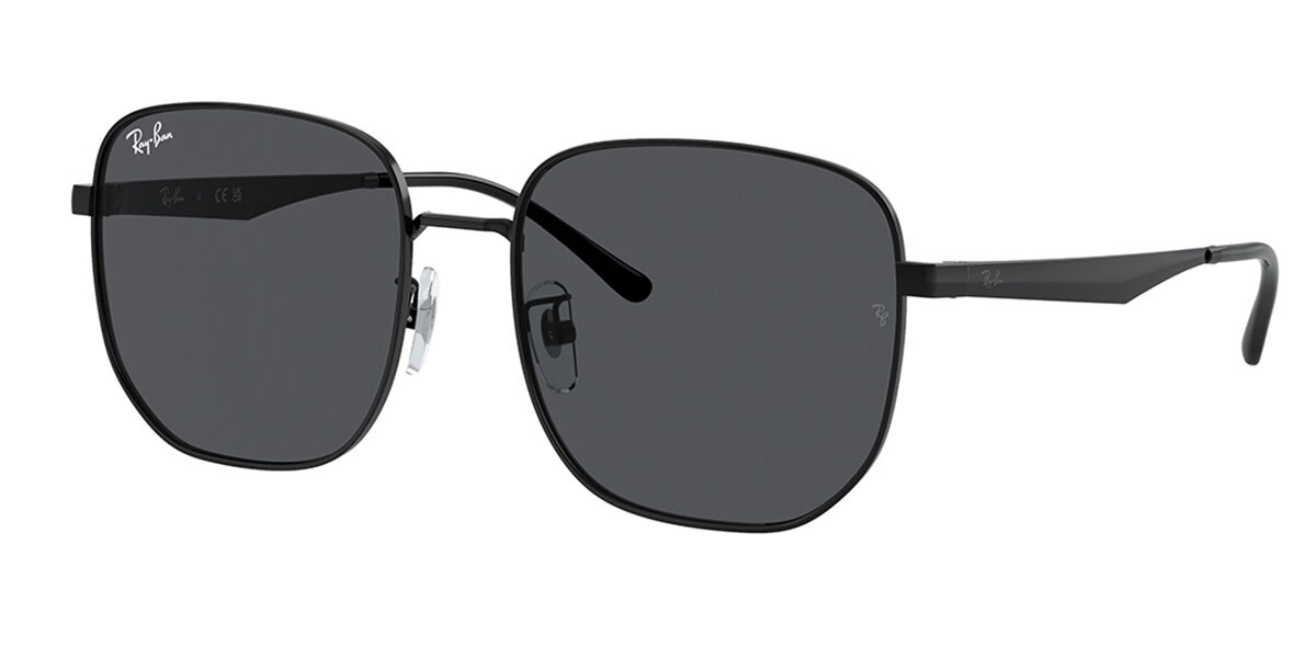 Ray-Ban RB3713D Asian Fit 002/87 Sunglasses in Black | SmartBuyGlasses USA