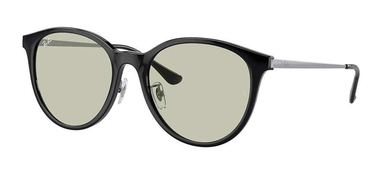 Ray-Ban RB4334D Asian Fit 6292/2 Black Sunglasses | SmartBuyGlasses ...