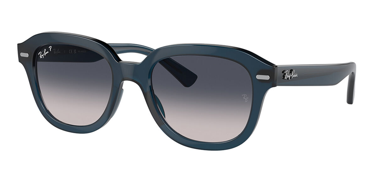 Ray-Ban RB4398F Erik Asian Fit Polarized 667678 Square Matte ...