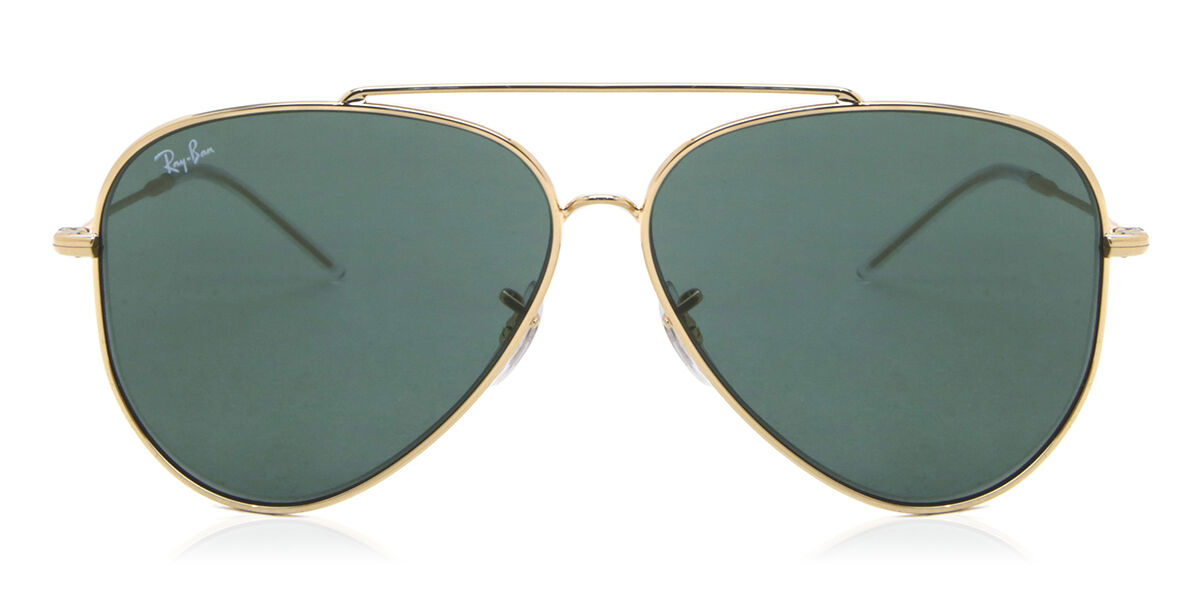 Ray-Ban RBR0101S Aviator Reverse 001/VR Sunglasses Gold | SmartBuyGlasses Singapore
