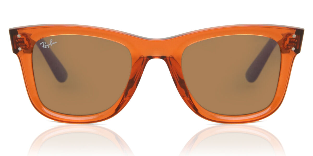 RBR0502S Wayfarer Reverse sunglasses Transparent Orange ...
