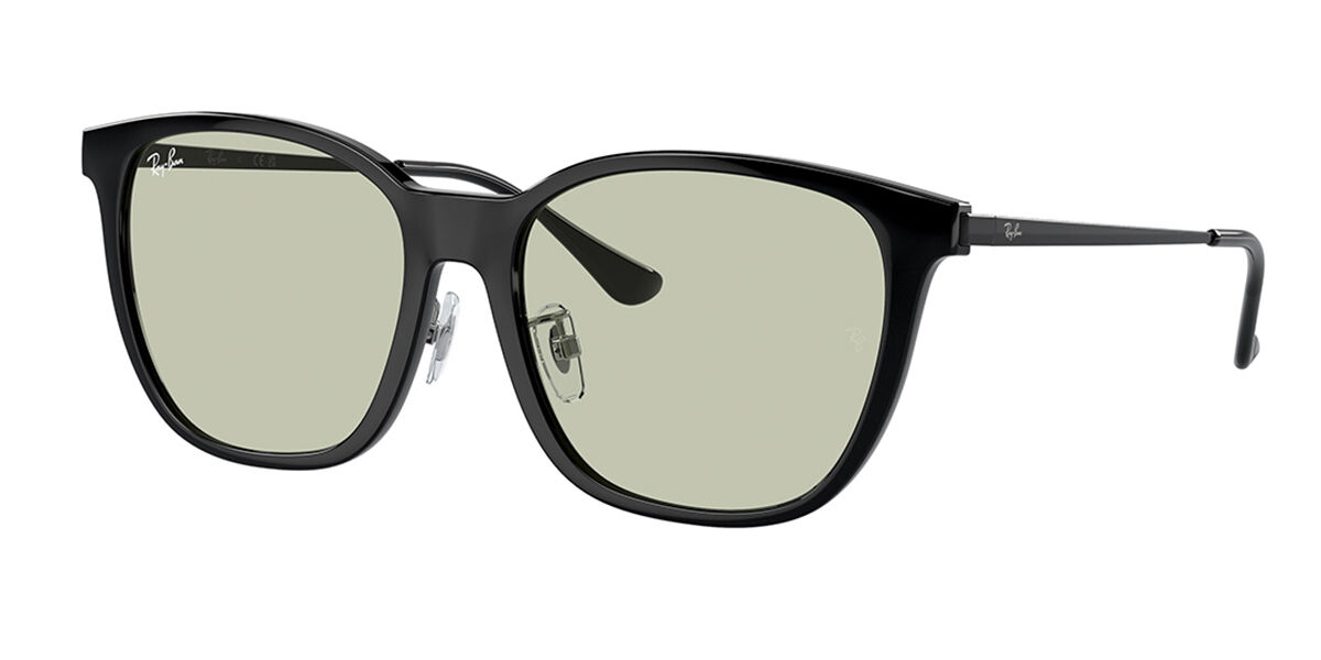 Ray-Ban RB4333D Asian Fit 601/2 Sunglasses in Black | SmartBuyGlasses USA