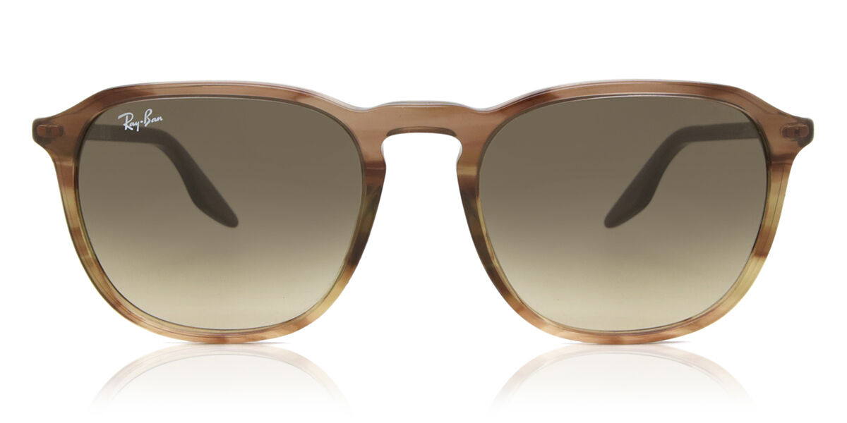 Ray-Ban RB2203 13920A Sunglasses Transparent Green Brown Striped ...