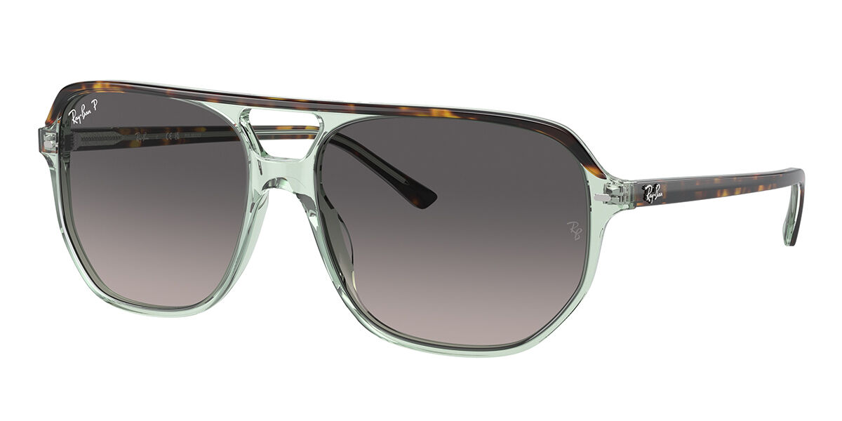 RB2205 Bill One Polarized solbriller Tortoise on Transparent Green ...