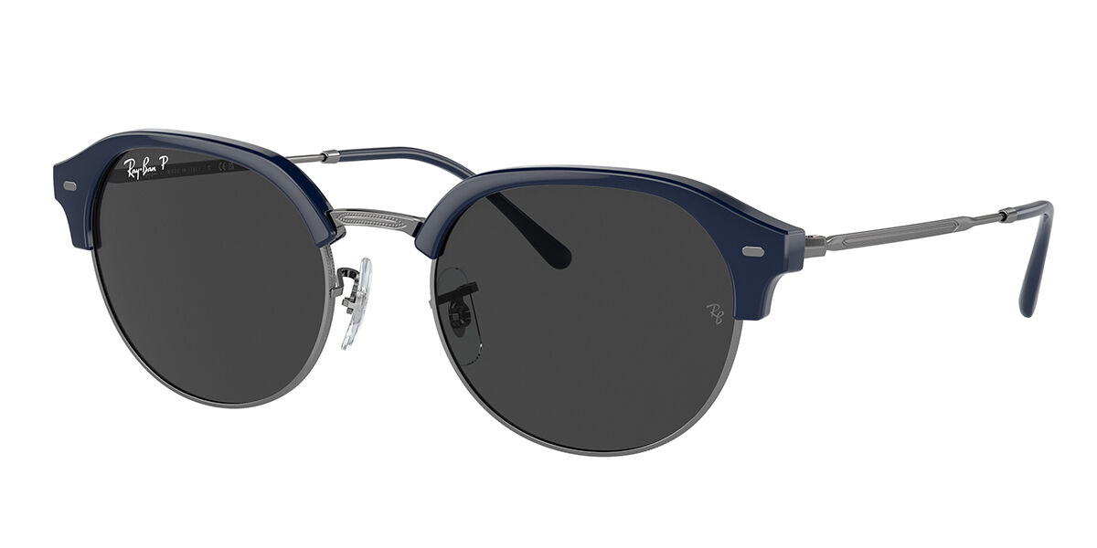 Ray-Ban RB4429 Polarized 672448 Sunglasses in Blue on Gunmetal ...