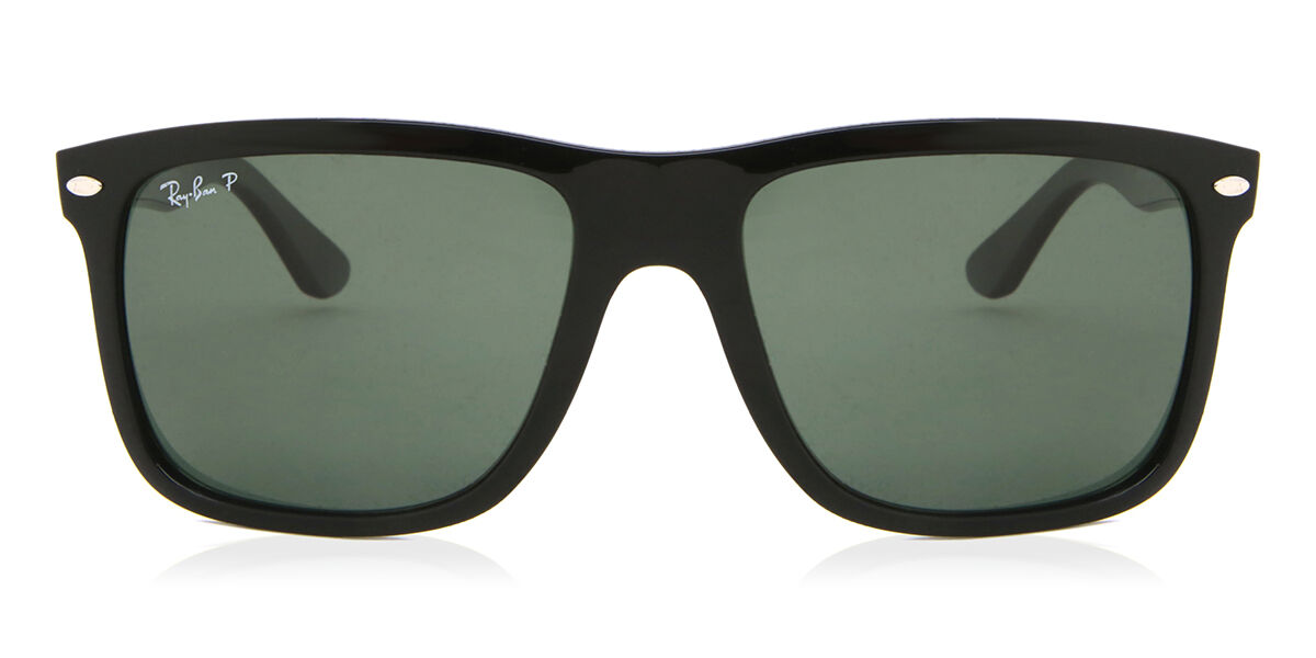 Ray-Ban RB4547 Boyfriend Two Polarized 601/58 Sunglasses in Black ...
