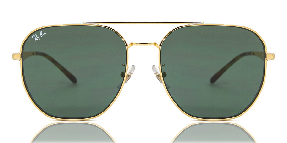 Ray-Ban RB3724D Asian Fit 001/71 Sunglasses in Gold | SmartBuyGlasses USA