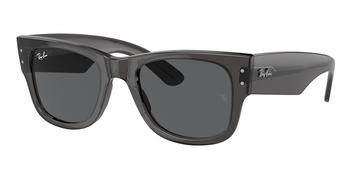 Ray Ban RB0840S Mega Wayfarer 1406B1 Sunglasses Transparent Black ...