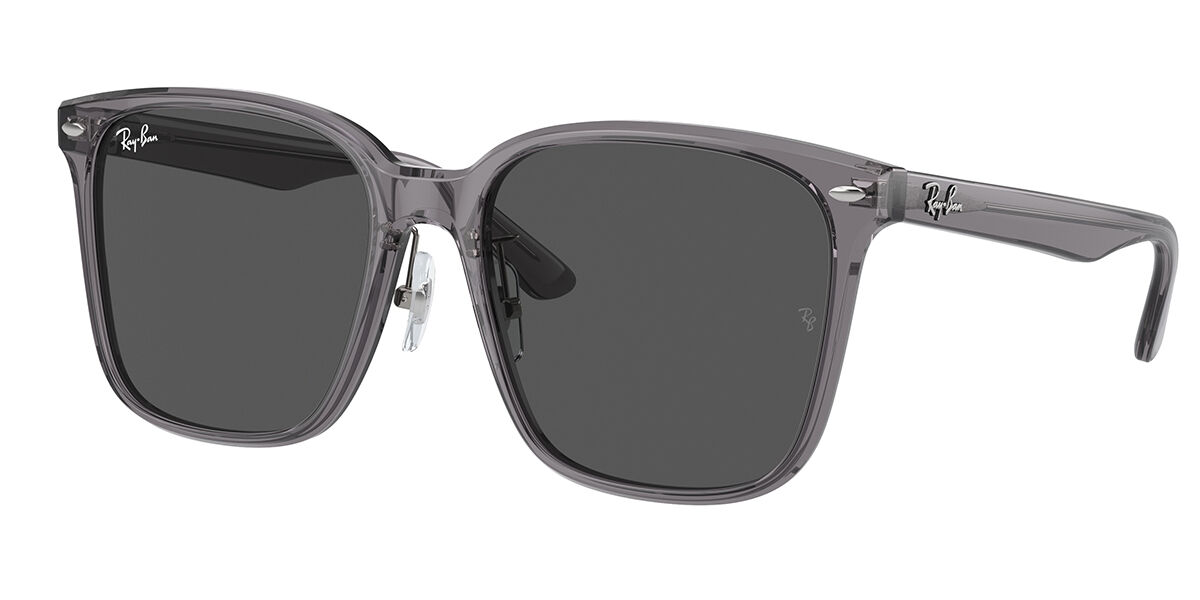 Ray Ban RB2206D Asian Fit 139987 Sunglasses Transparent Grey ...