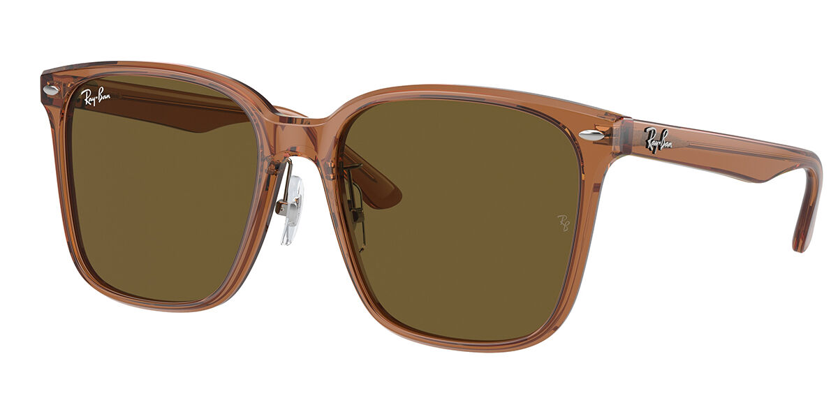 Ray Ban RB2206D Asian Fit 663673 Sunglasses Transparent Brown ...