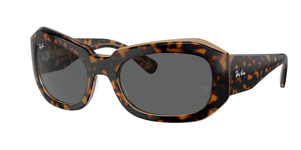 Ray Ban RB2212 Beate 1292B1 Sunglasses in Tortoise on Transparent Brown ...