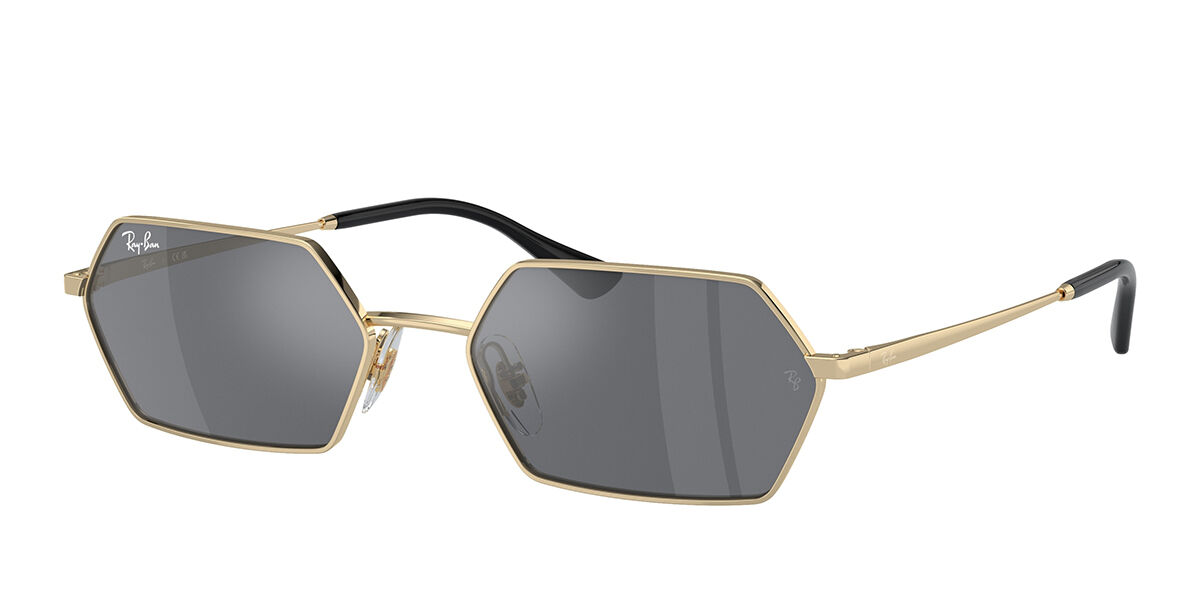 Ray Ban RB3728 Yevi 92136V Sunglasses Light Gold | VisionDirect Australia
