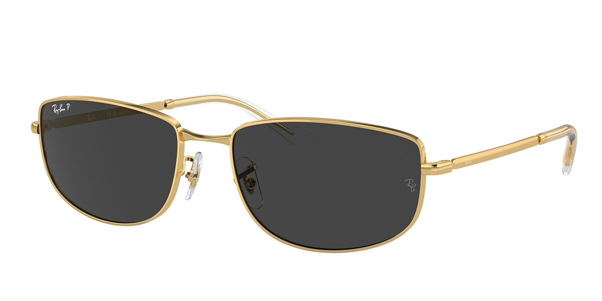 Ray Ban RB3732 Polarized 001/48 Sunglasses in Gold | SmartBuyGlasses USA
