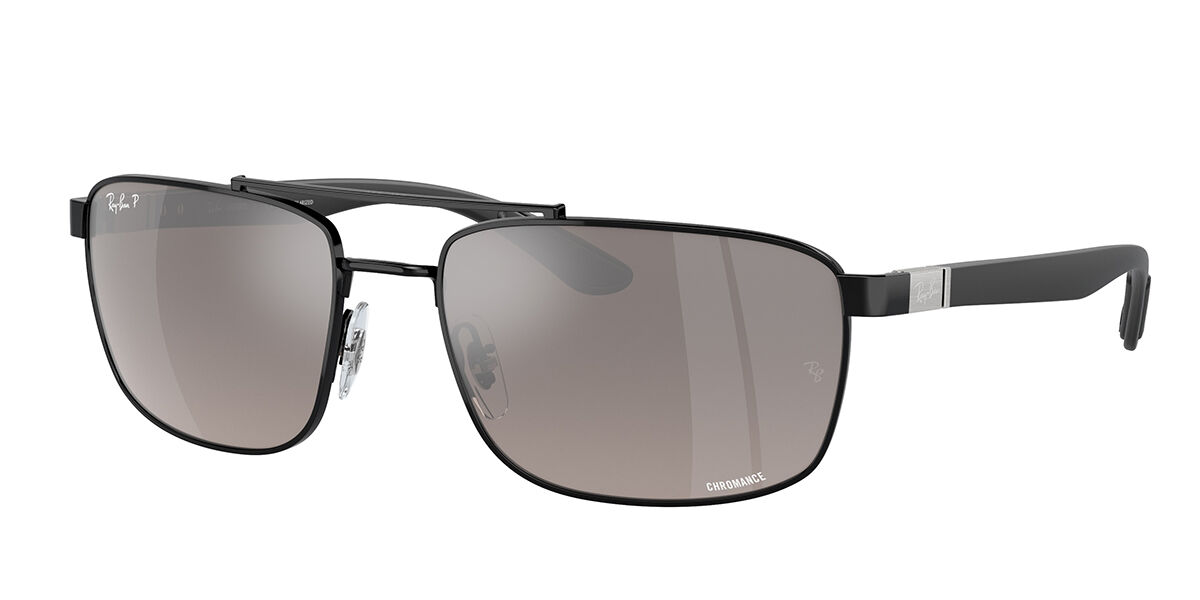 Ray Ban RB3737CH Chromance 002/5J Sunglasses Black | SmartBuyGlasses ...