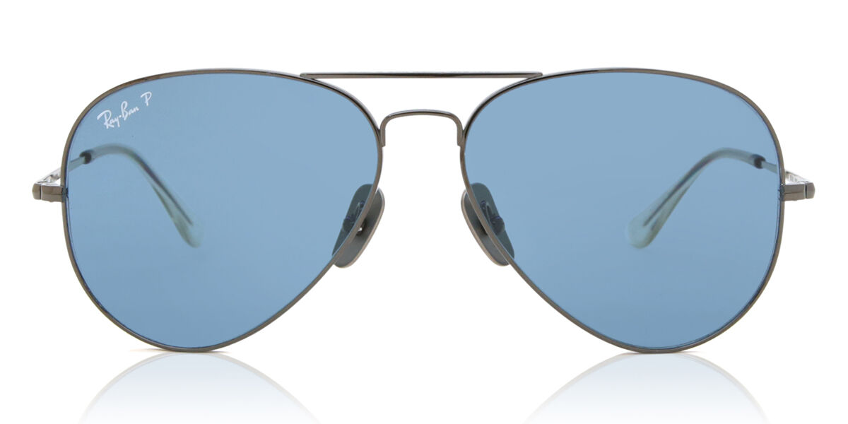 立即購買Ray-Ban RB8089 Aviator Titanium Polarized 165/S2 太陽眼鏡 青銅色 ...
