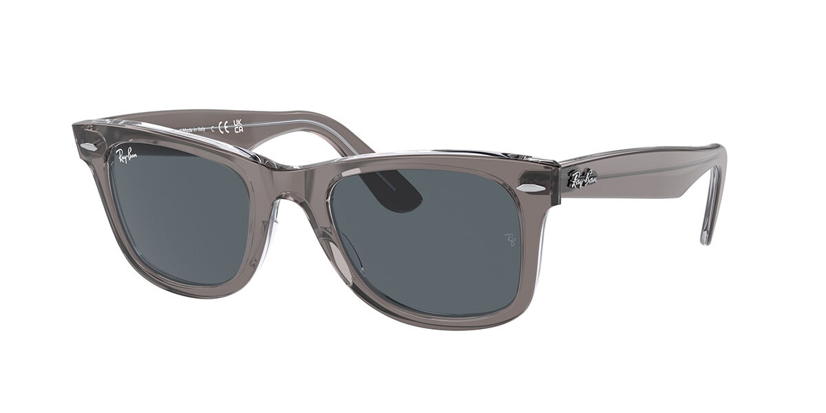 Ray-Ban RB2140F WAYFARER Asian Fit 1355R5 Sunglasses in Transparent ...