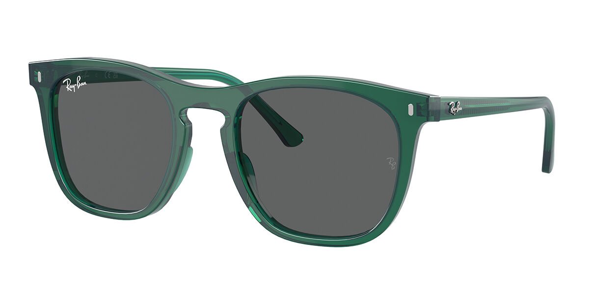 Ray-Ban RB2210F Asian Fit 6615B1 Sunglasses Transparent Green ...