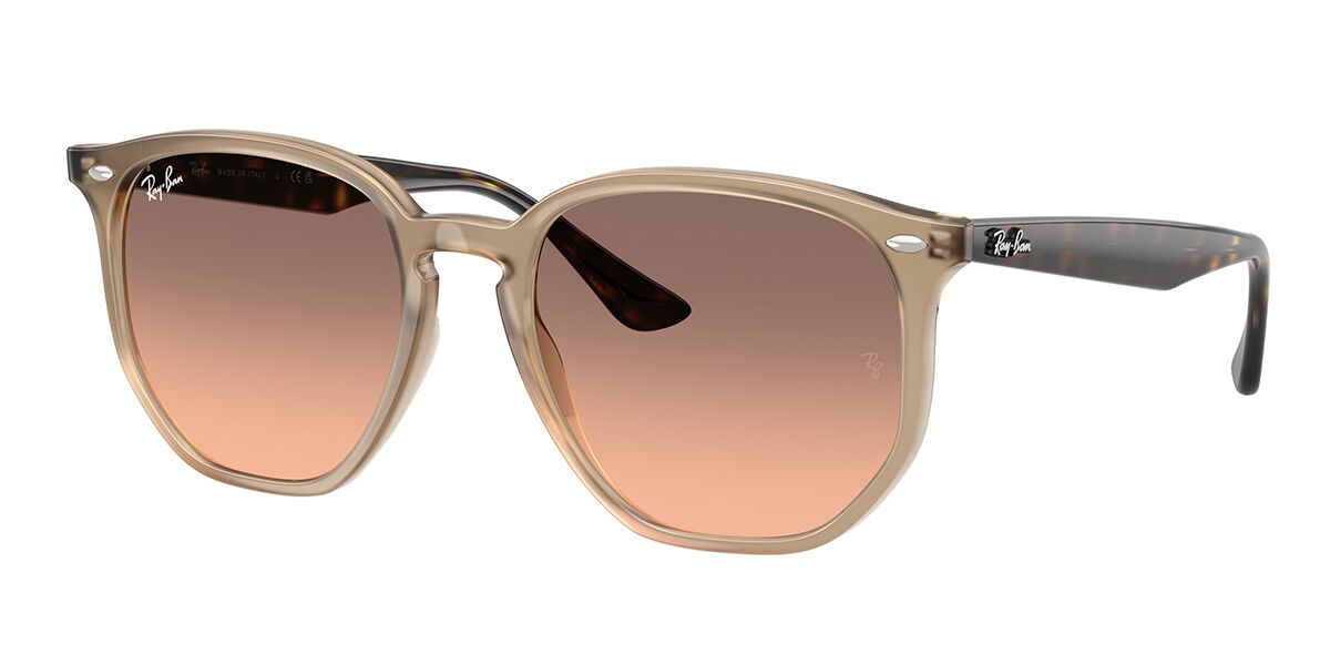 Ray-Ban RB4306F Asian Fit 678846 Geometric Turtledove Grey Sunglasses ...