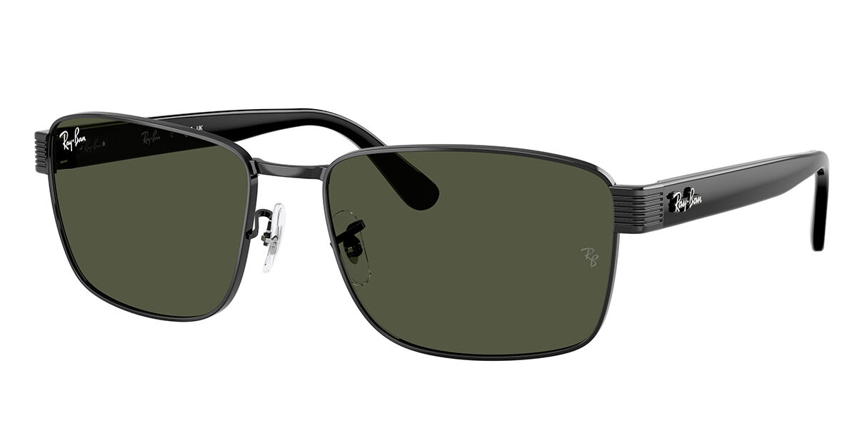 Ray-Ban RB3750 002/31 Sunglasses Black | VisionDirect Australia