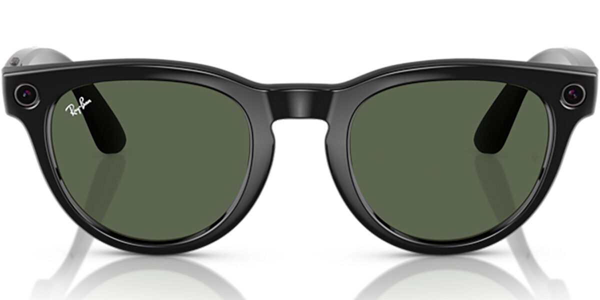 Ray-Ban RW4009F Meta Headliner Asian Fit 601/71 Sunglasses in Black ...