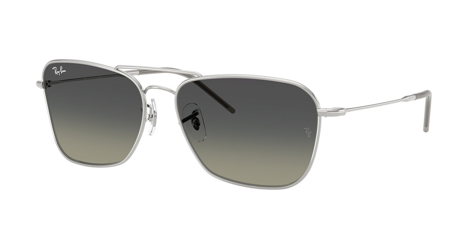 Lunettes de Soleil Ray-Ban RBR0102S Caravan Reverse 003/11 Argent ...