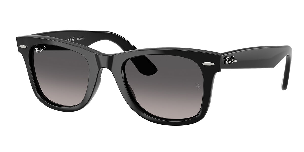 Ray-Ban RB4340 Wayfarer Polarized 601/M3 Square Black Sunglasses ...