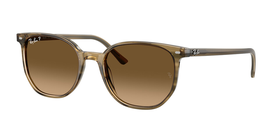 RB2197F Elliot Asian Fit Polarized sunglasses Striped Green ...