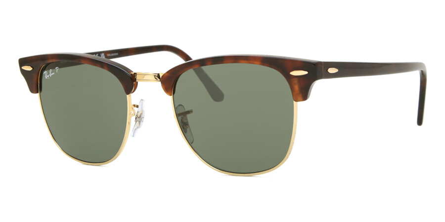 RB3016/S Clubmaster Polarized sunglasses Red Havana | SmartBuyGlasses US