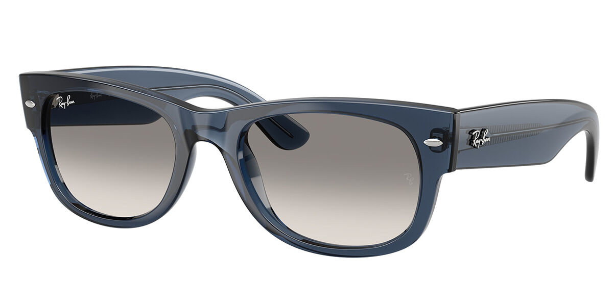 Ray-Ban RB0832S Mega Wayfarer II 684532 Cuadrado Transparent Dark Blue ...