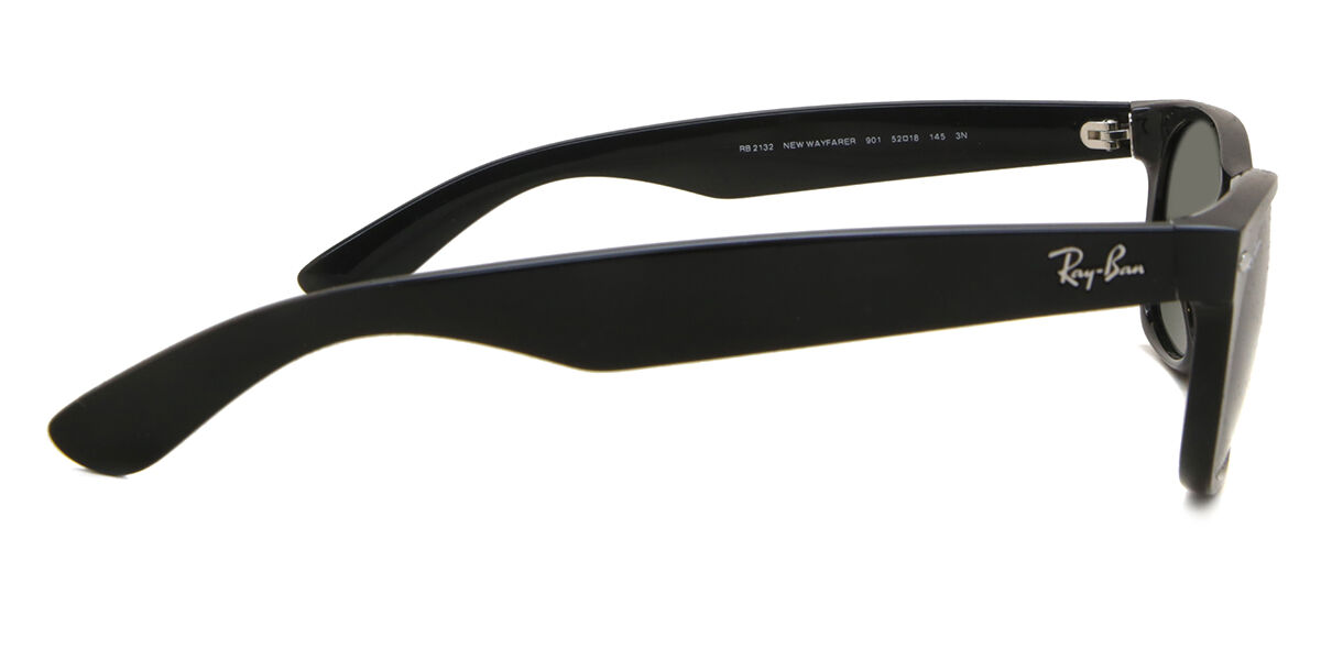 RB2132 New Wayfarer sunglasses Black | SmartBuyGlasses US
