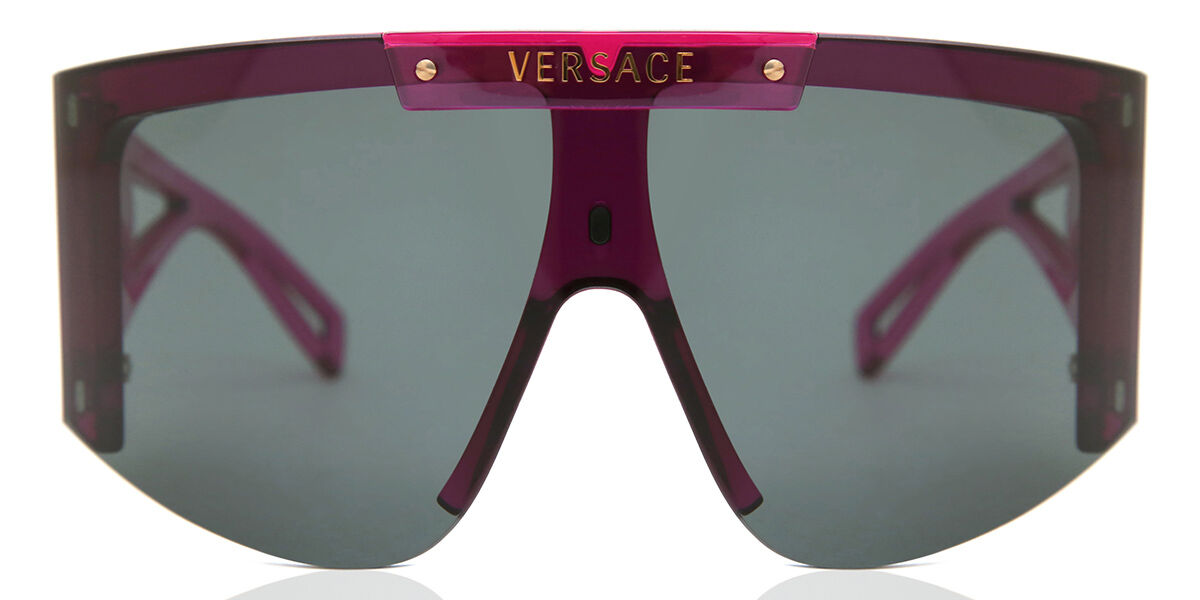 Versace VE4393/S 533487 Sunglasses in Transparent Fuchsia | SmartBuyGlasses USA