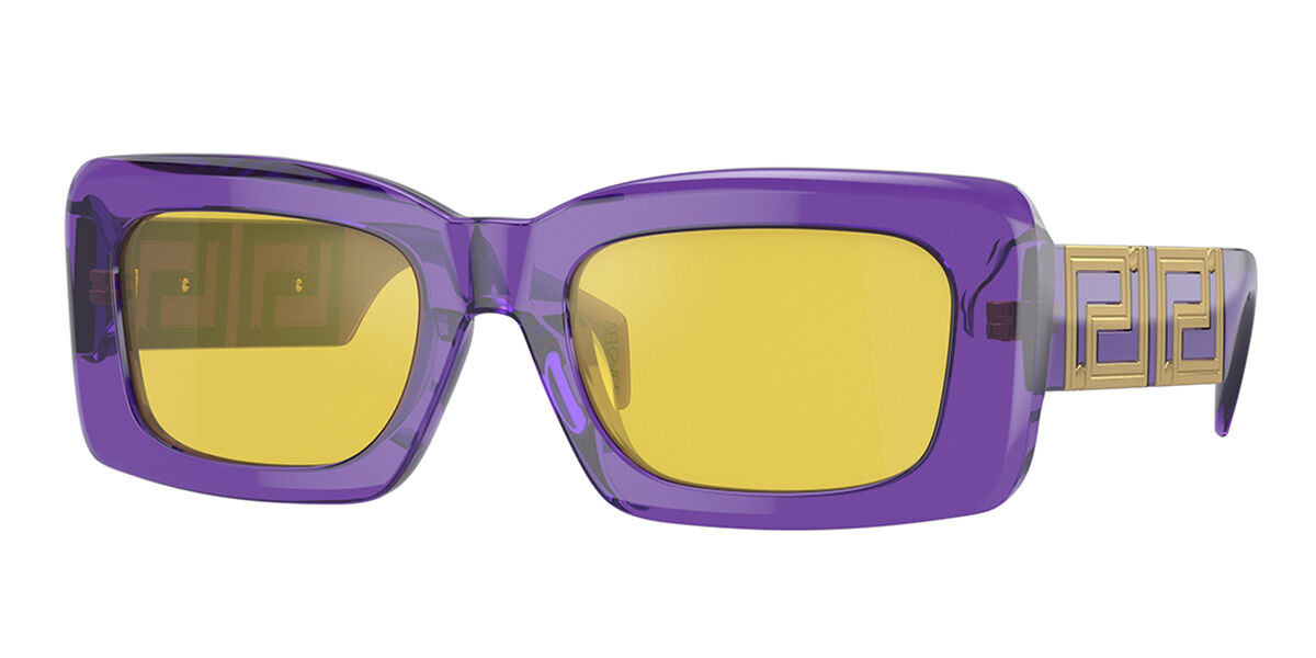 Versace VE4444U 5408V9 Sonnenbrille Transparent Violet | SmartBuyGlasses