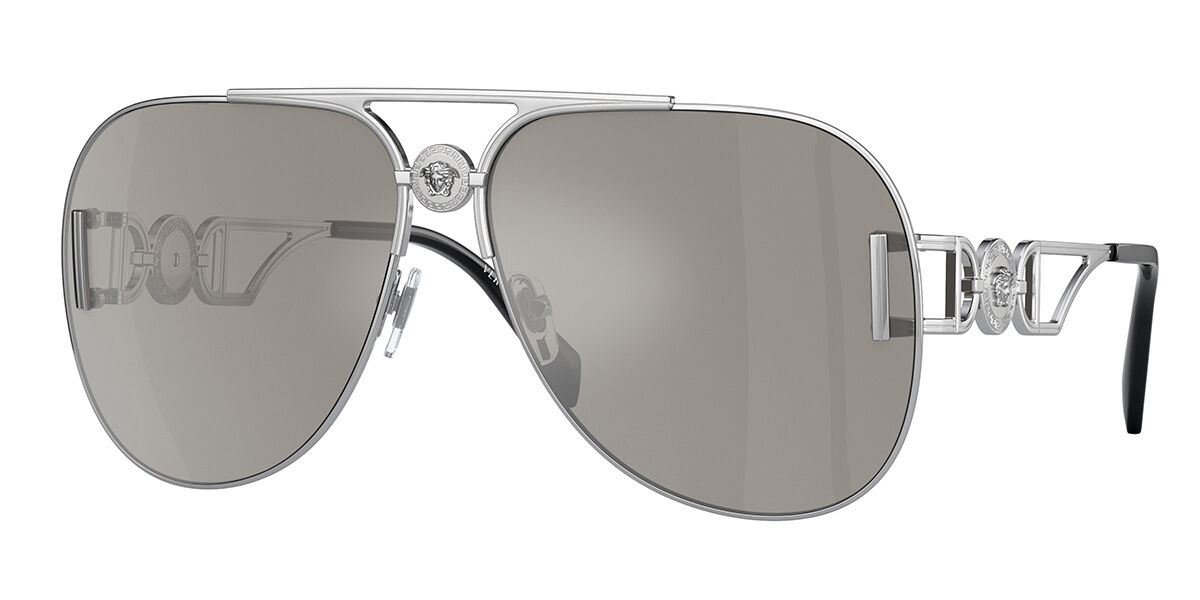 Versace VE2255 10006G Sunglasses in Silver | SmartBuyGlasses USA