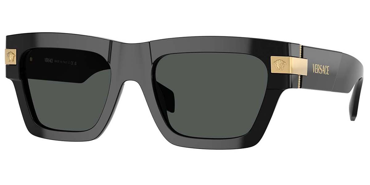 Versace VE4464 GB1/87 Sunglasses in Black/Gold | SmartBuyGlasses USA