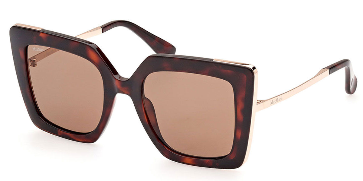Max Mara MM0051 54S Sunglasses in Dark Tortoise | SmartBuyGlasses USA