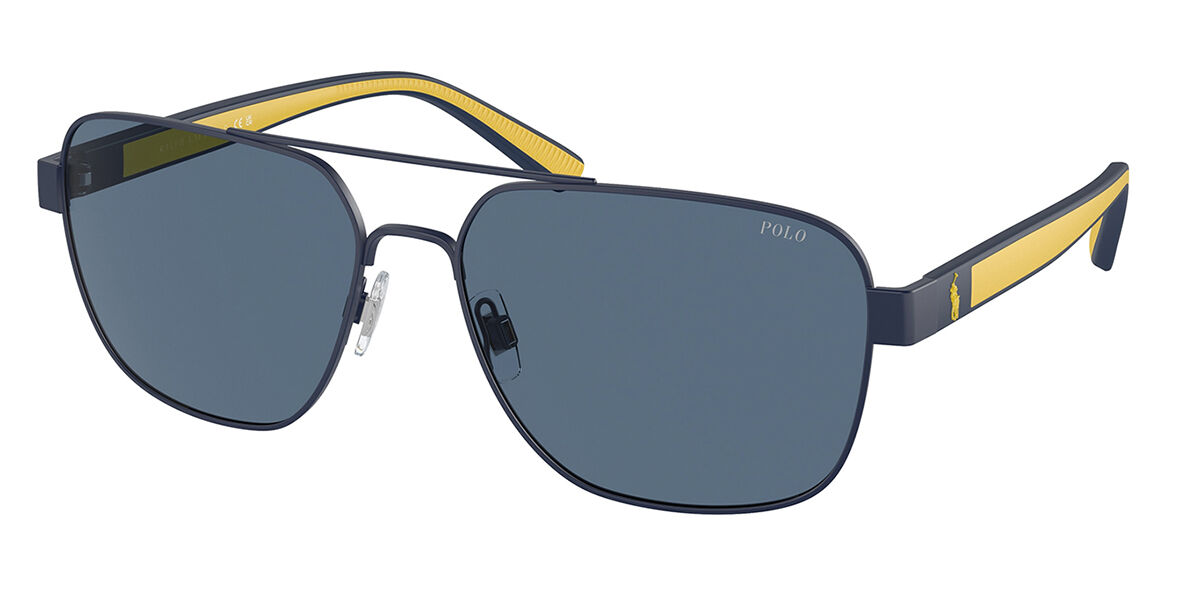 Lentes de Sol Polo Ralph Lauren PH3154 946780 Matte Navy Blue ...