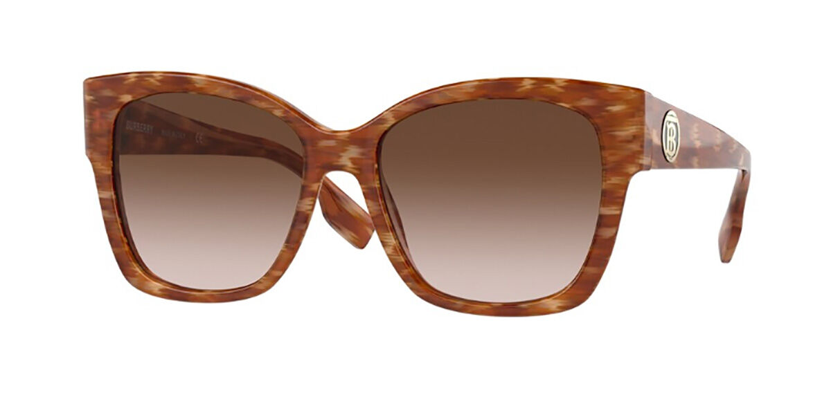 Burberry BE4345 RUTH 391513 Sunglasses Brown Pattern | VisionDirect ...