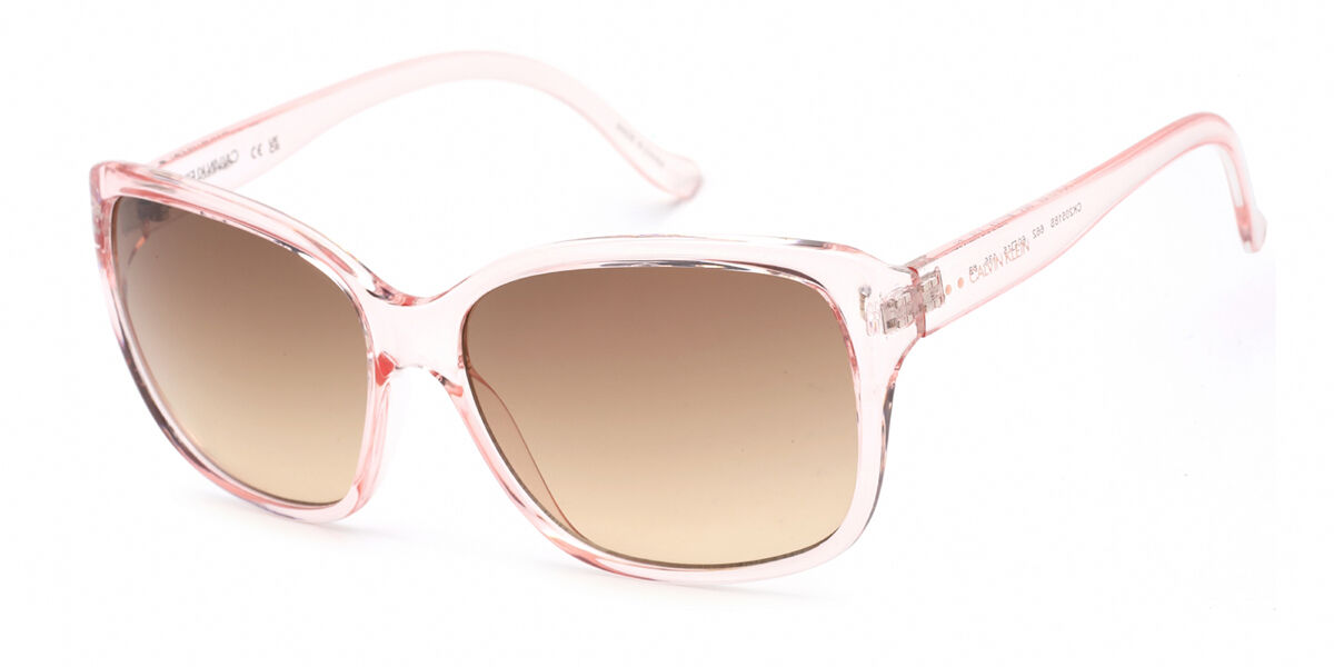 Calvin Klein CK20518S 662 Sunglasses Transparent Rose Pink ...