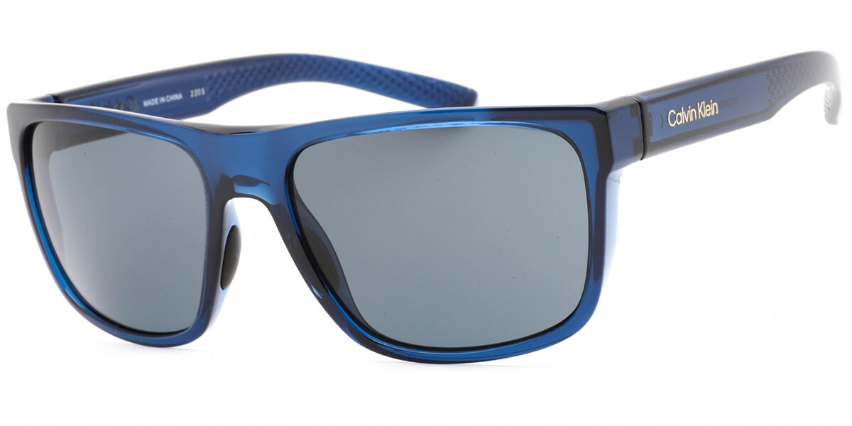 Calvin Klein CK22556S 406 Sunglasses Transparent Deep Blue ...