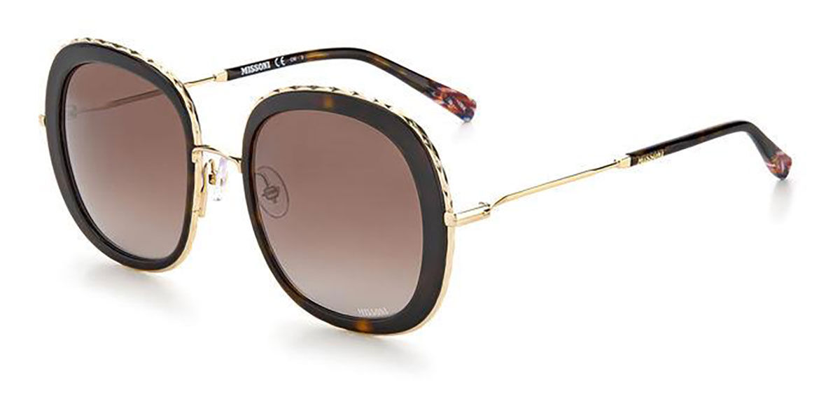 Missoni MIS 0034/S 086/HA Sunglasses Gold Tortoise | VisionDirect Australia