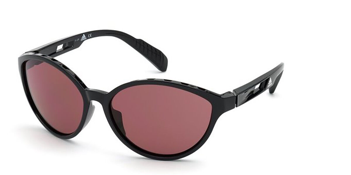 Adidas SP0012 01Y Sunglasses in Black Gloss | SmartBuyGlasses USA