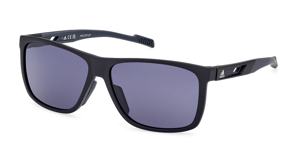 SP0067 02A Square Matte Black Sunglasses | SmartBuyGlasses ID