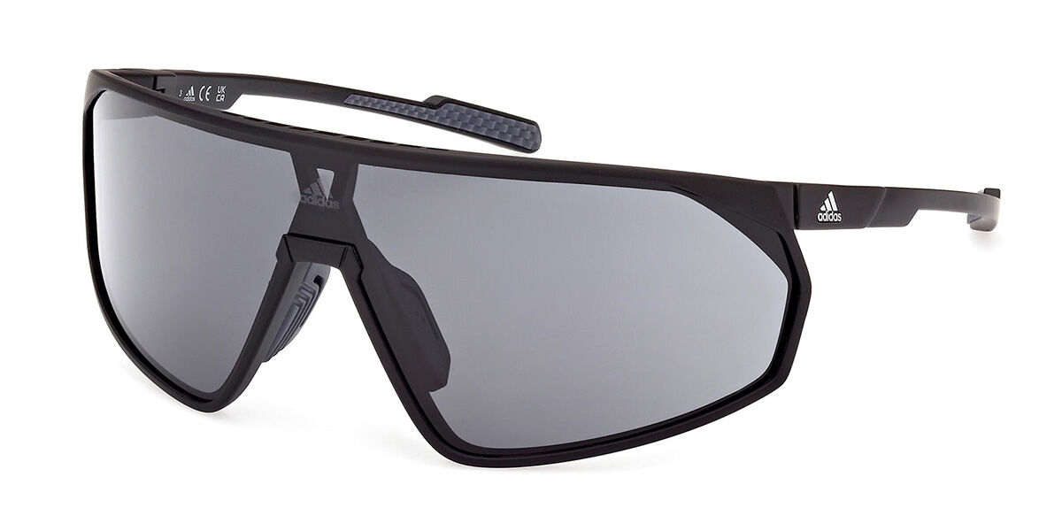 Adidas SP0074 PRFM SHIELD 02A Sunglasses in Matte Black ...