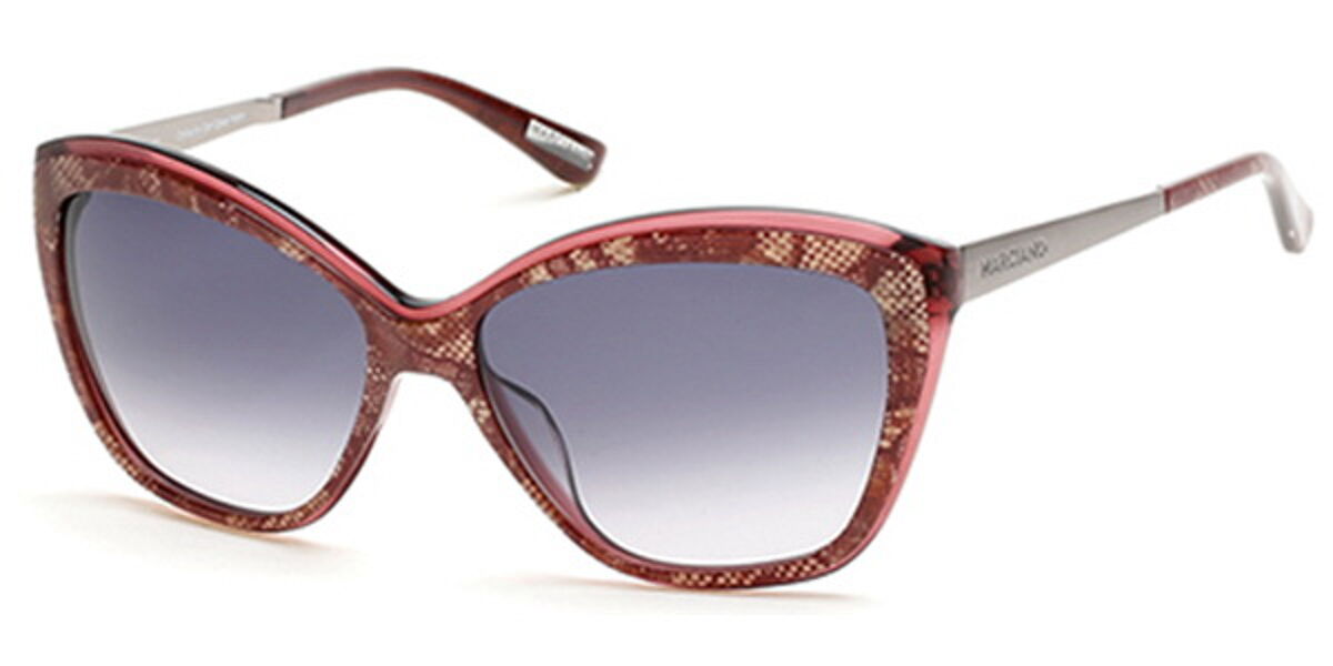Guess GM0738 71B Cat Eye Burgundy Sunglasses | Vision Direct Australia
