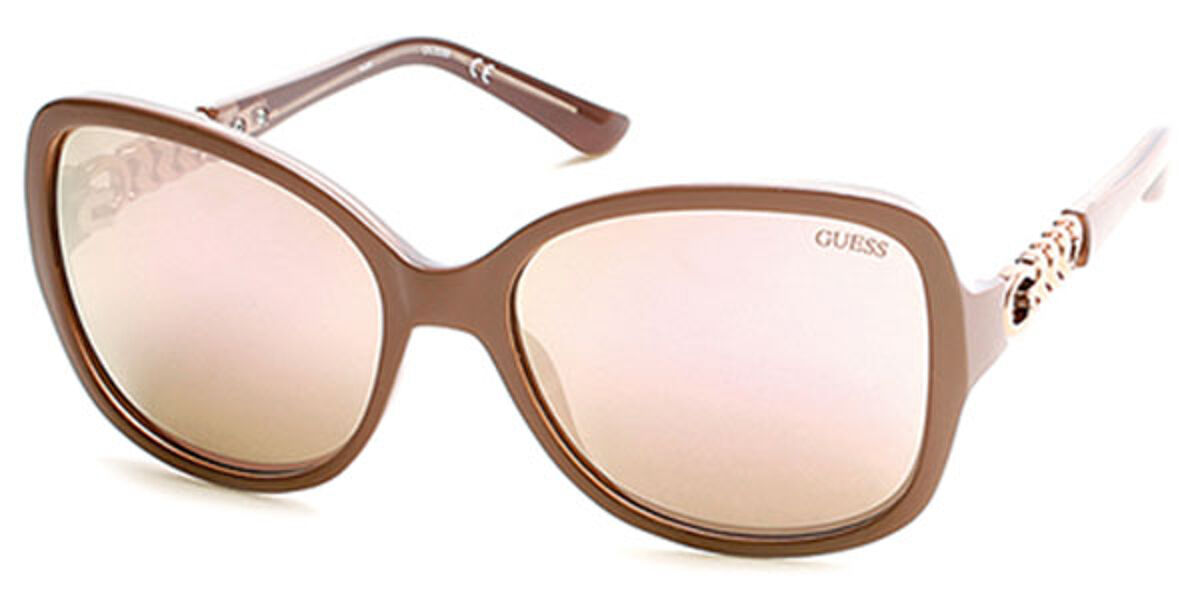 Guess GU 7452 72G Sunglasses in Brown | SmartBuyGlasses USA