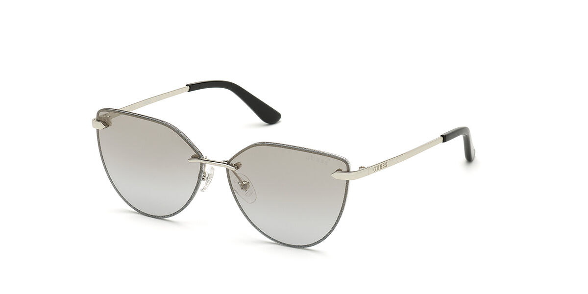 Guess GU7642 10C Sunglasses Silver | VisionDirect Australia