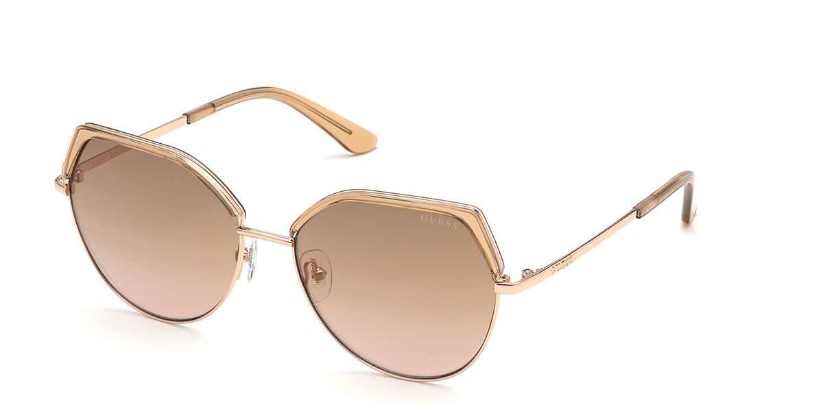 Guess GU7736 57G Sunglasses in Beige Gold | SmartBuyGlasses USA