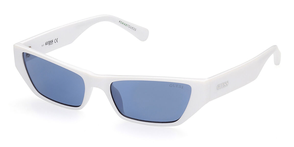 Guess GU8232 21V Sunglasses in White | SmartBuyGlasses USA
