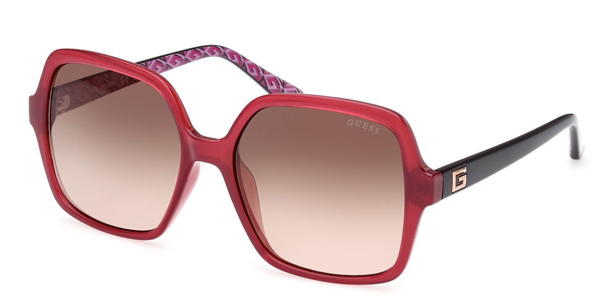 Guess GU7921-H 69G Sunglasses Frosted Burgundy | VisionDirect Australia